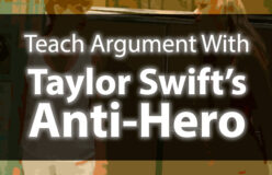 Teach Argument With Taylor Swift's "Anti-Hero" - Teach Argument