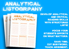 Teach Argument With Listography - Teach Argument
